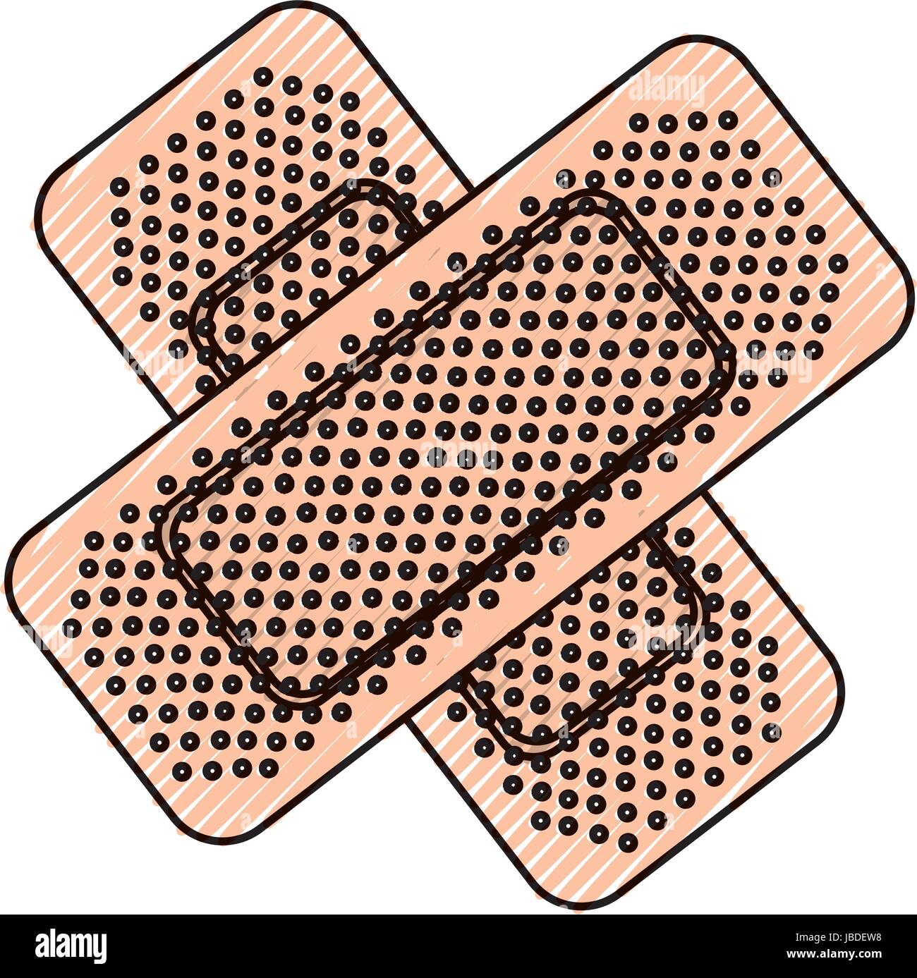 Cartoon medical plaster bandage adhesive hi-res stock photography and ...