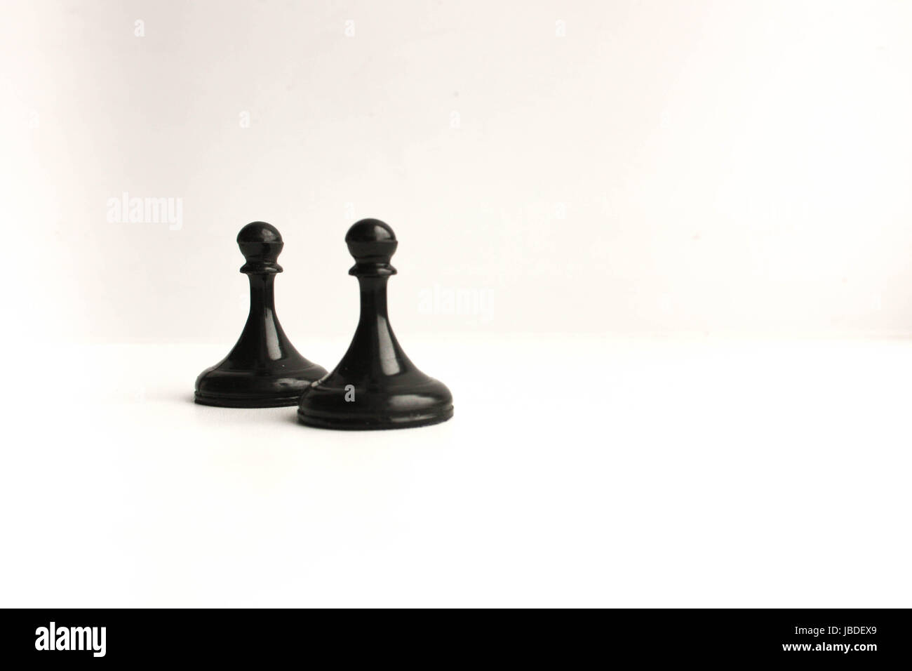 chessmen. Concept of business game. Pawn and pawn on white background ...