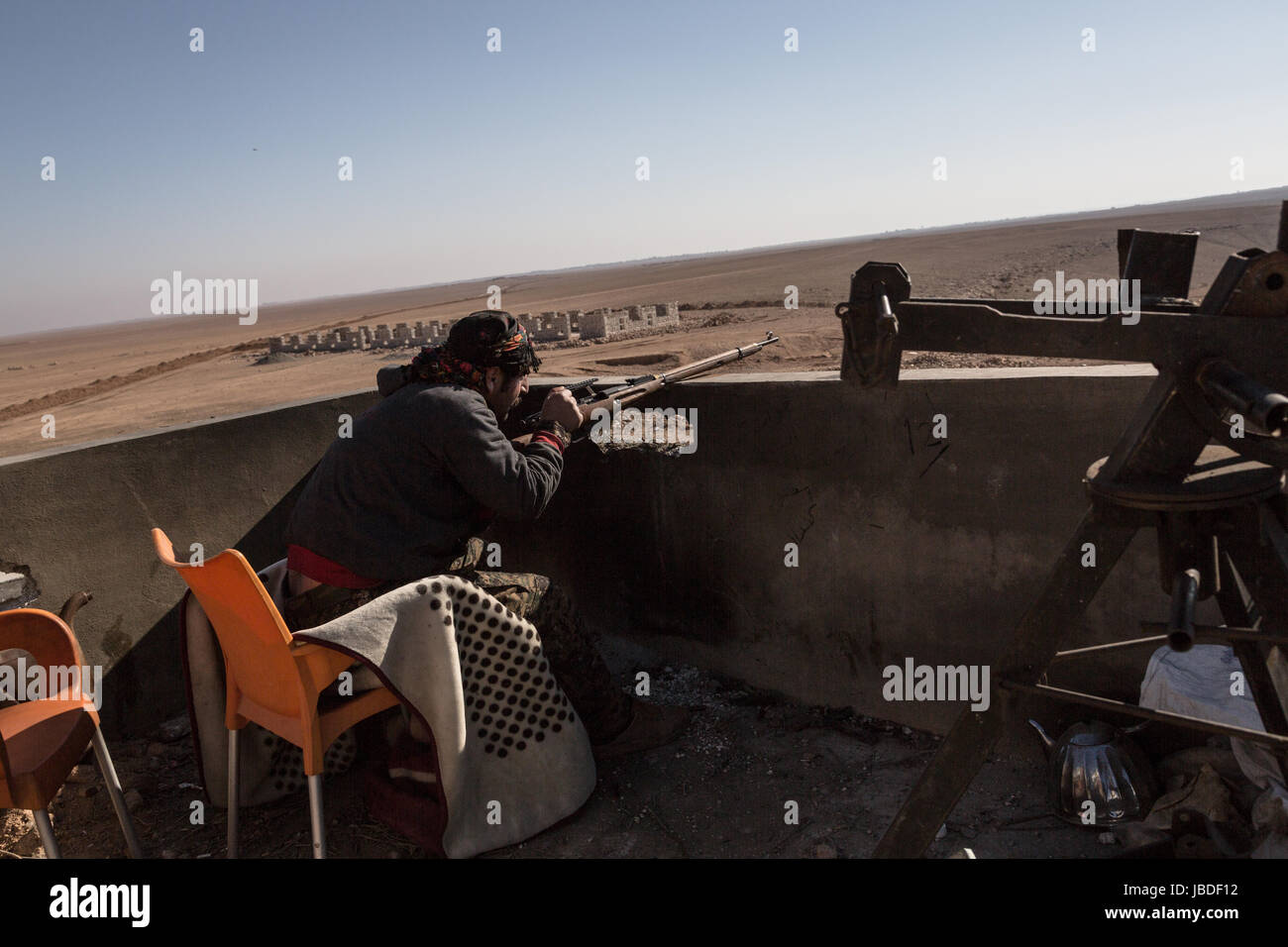 Security guard sitting on chair hi-res stock photography and images - Alamy