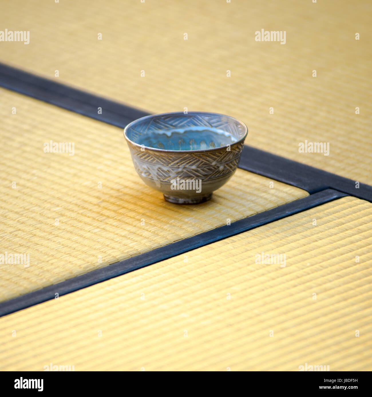 Japanese tea ceremony set Stock Photo - Alamy