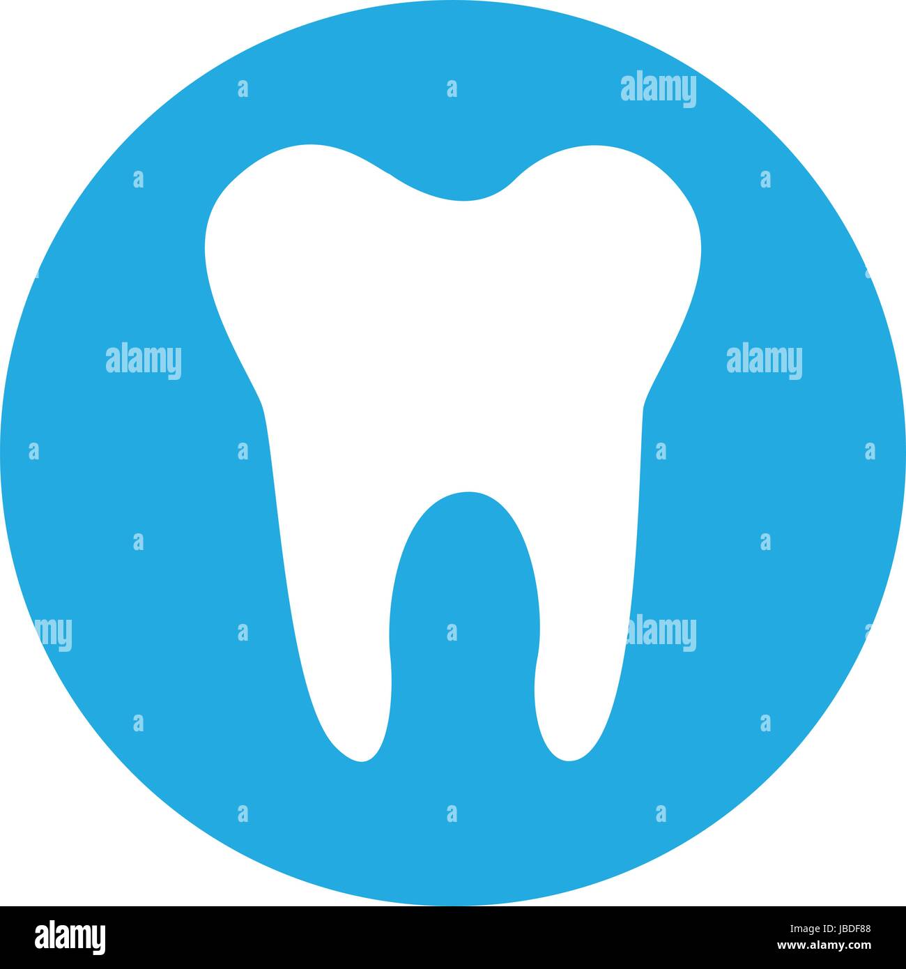 round icon tooth cartoon Stock Vector Image & Art - Alamy