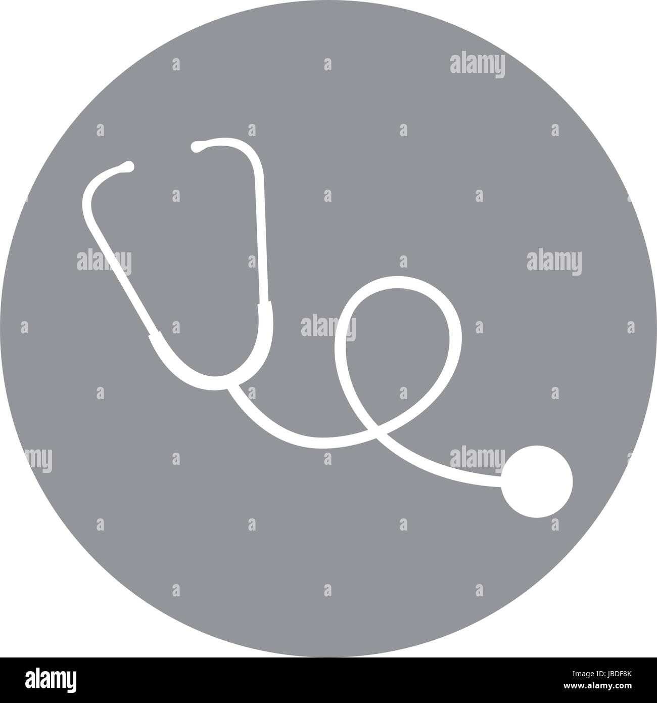round icon stethoscope cartoon Stock Vector Image & Art - Alamy