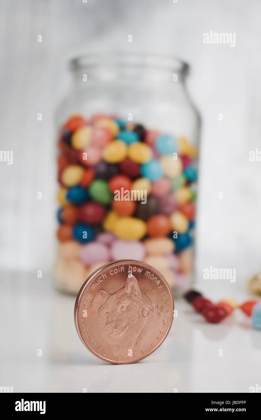 Brass Dogecoin High Resolution Stock Photography and Images - Alamy