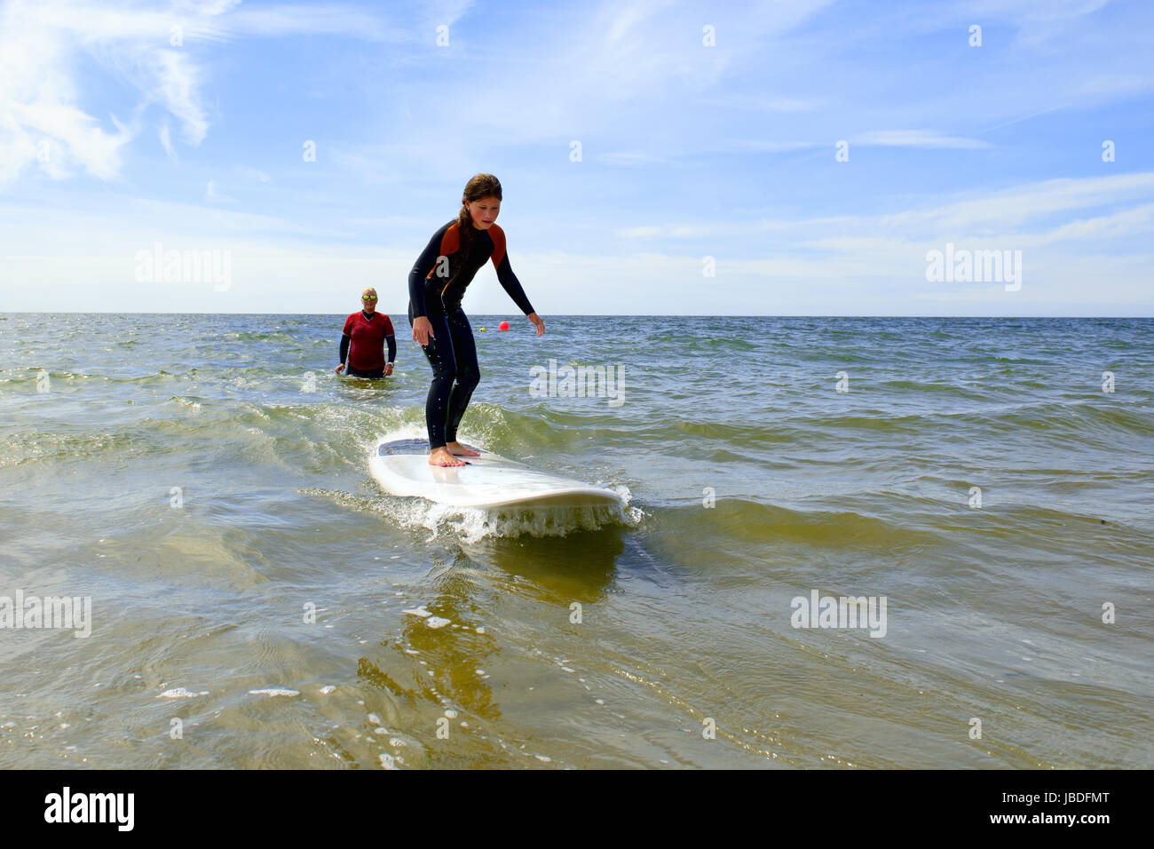 Surfing lessons hi-res stock photography and images - Alamy