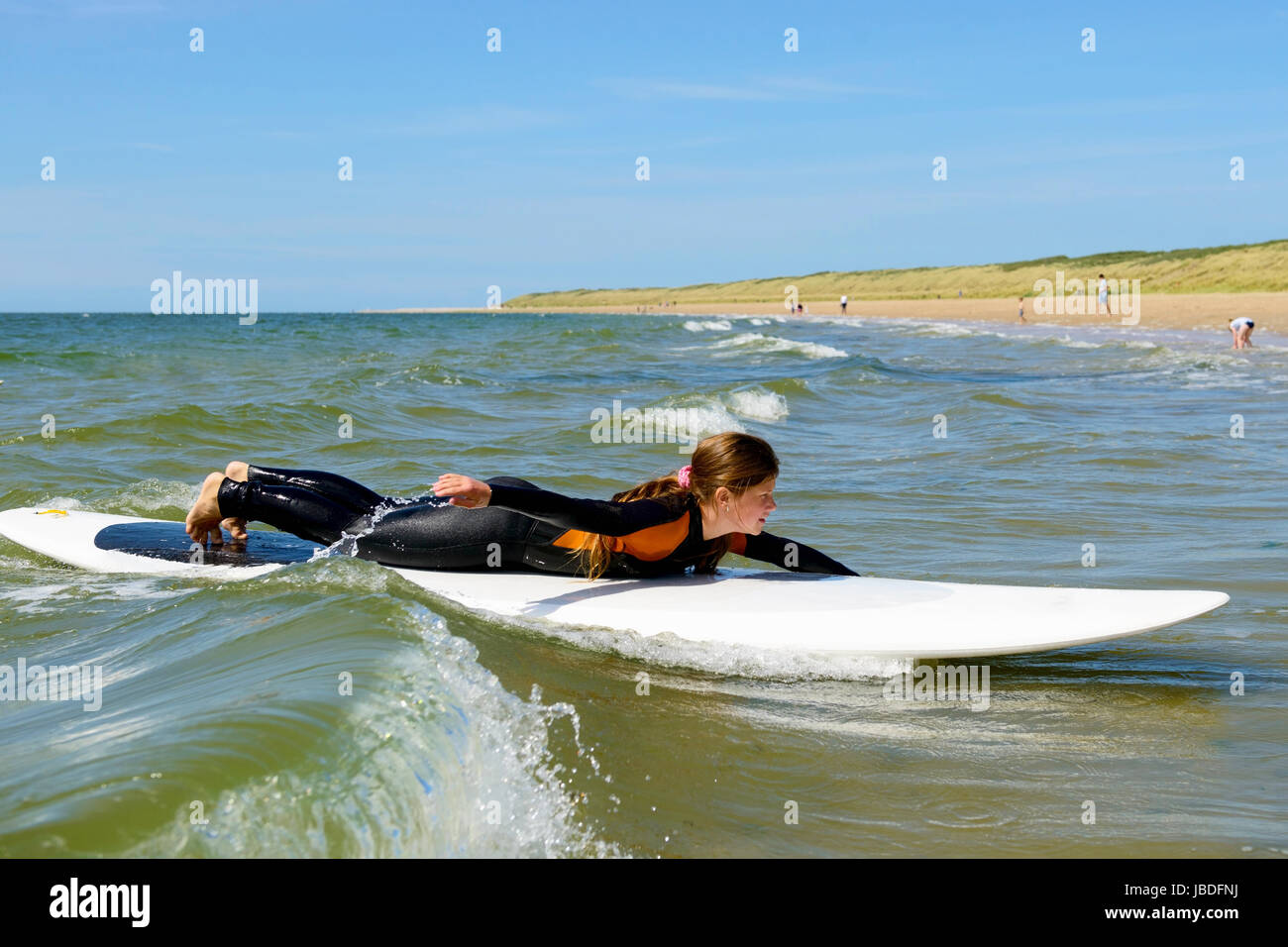Child surf lessons hi-res stock photography and images - Alamy