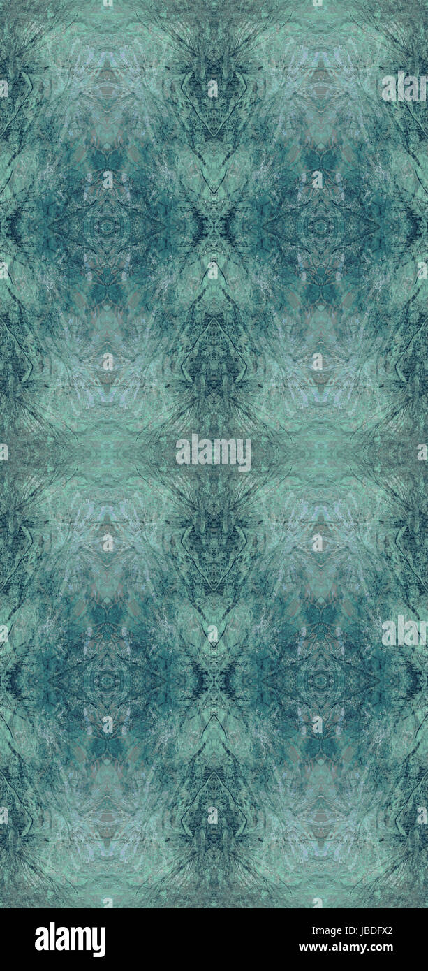 Turquoise Indigo Lotus Flare Repeating Pattern Stock Photo - Alamy