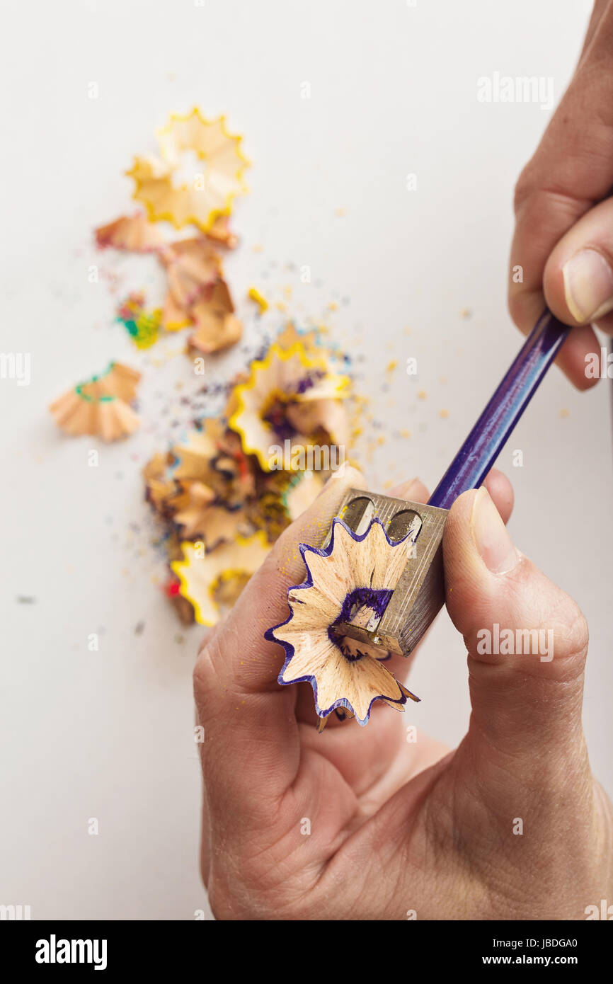Sharpening pencil hi-res stock photography and images - Alamy