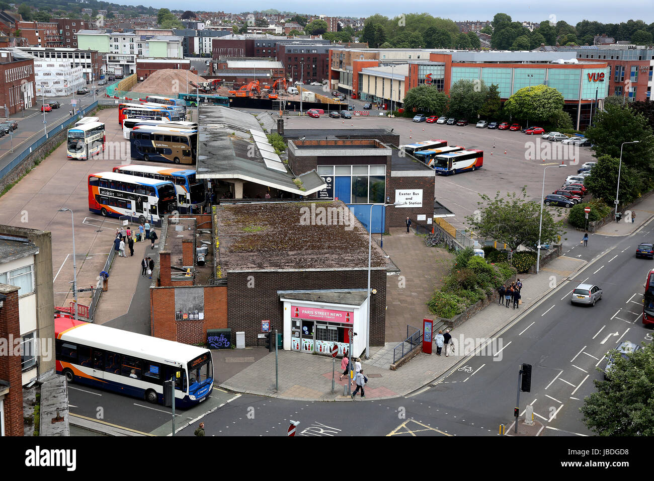 Exeter bus and coach station hi-res stock photography and images - Alamy
