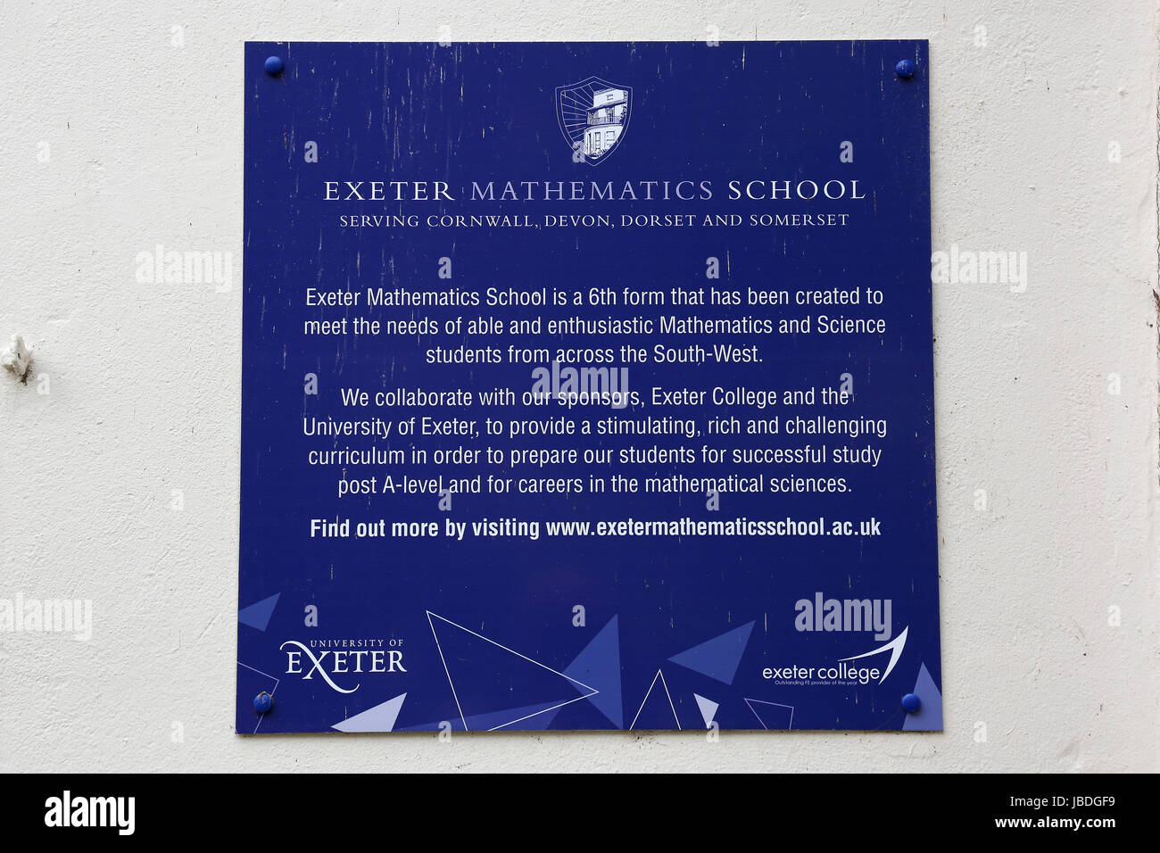 Pic by Mark Passmore. 10/06/2017. GV of Exeter Mathematics School, a ...