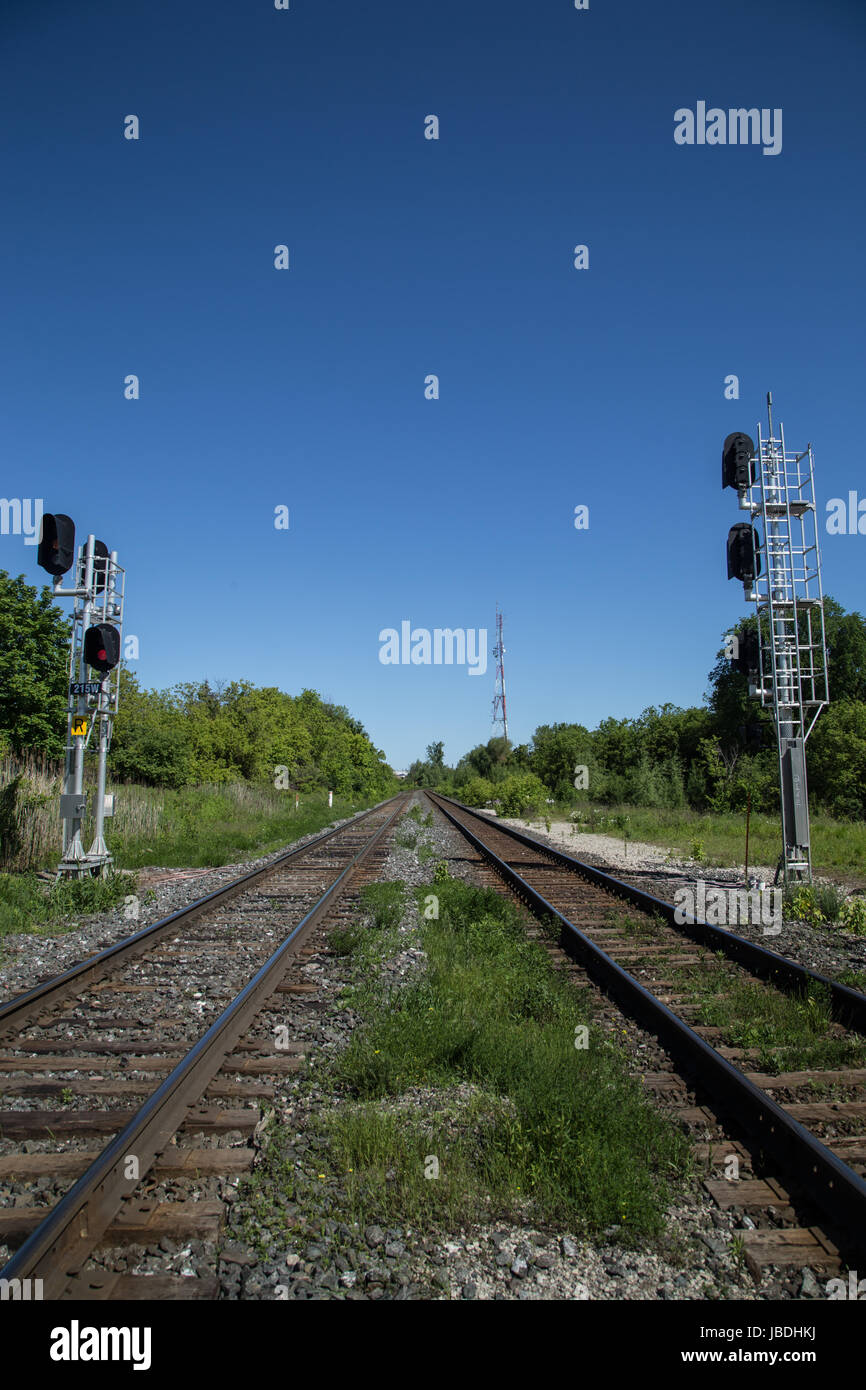 Signals and tracks hi-res stock photography and images - Alamy