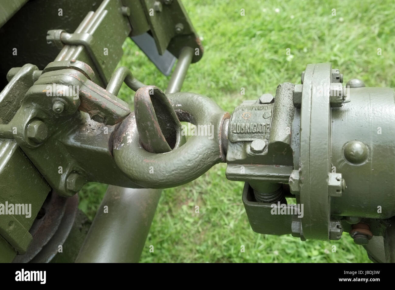 10th June 2017 - Heavy duty military trailer hook at the War and peace ...