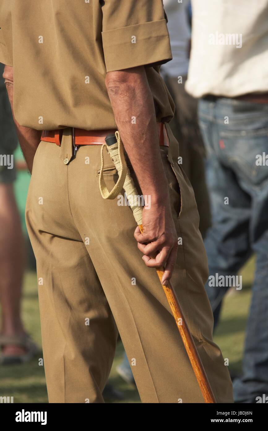 Indian police officer belt hi-res stock photography and images - Alamy