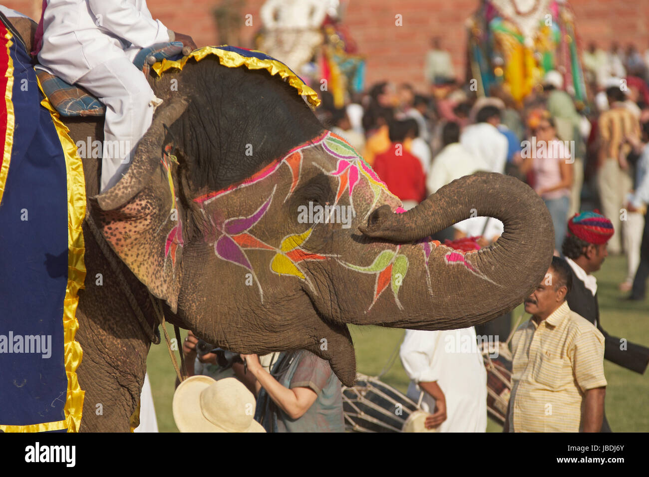 Indian painted fabric hi-res stock photography and images - Alamy