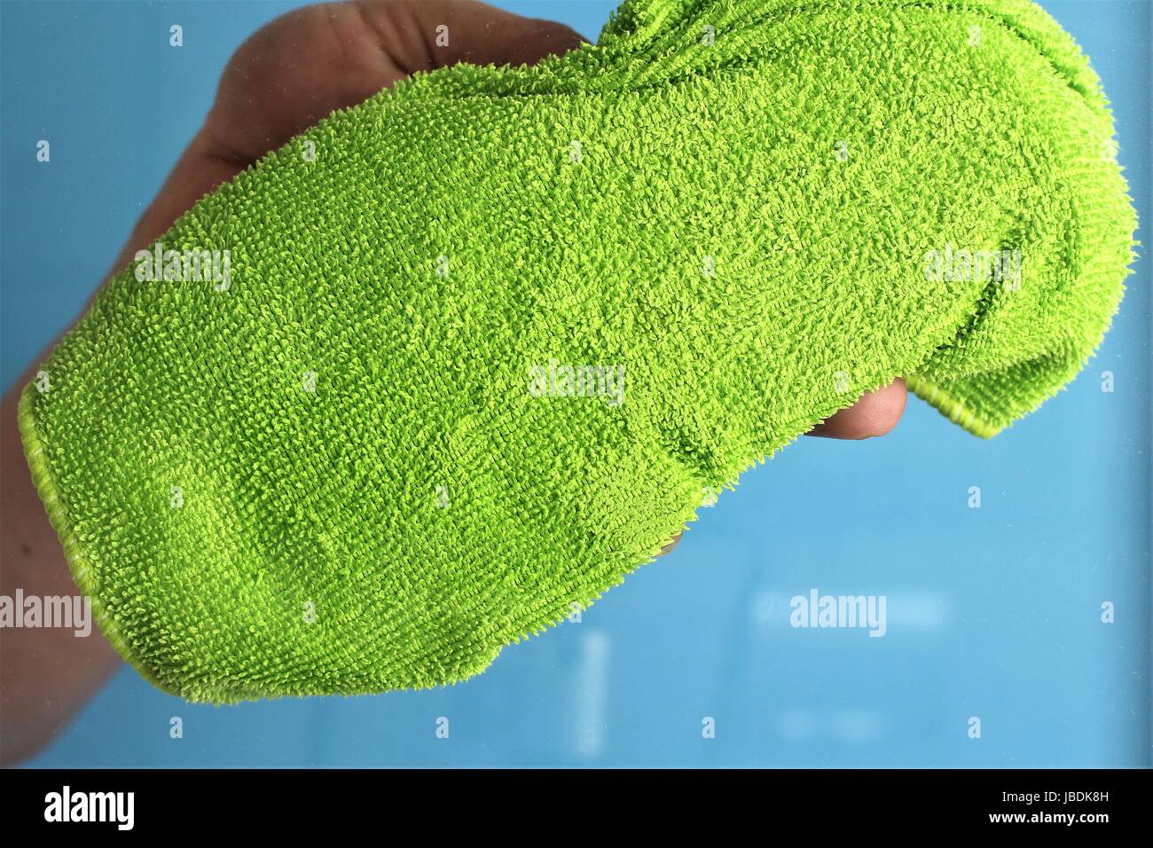 An Image of cleaning a window Stock Photo - Alamy