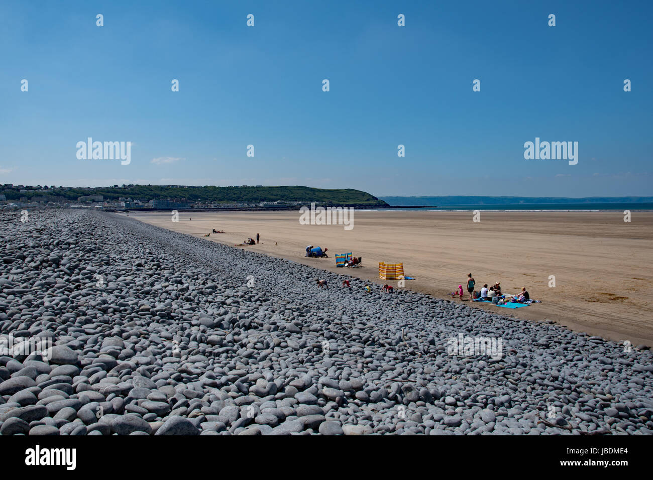 The Pebble Ridge at Westward Ho!, Devon, UK Stock Photo - Alamy
