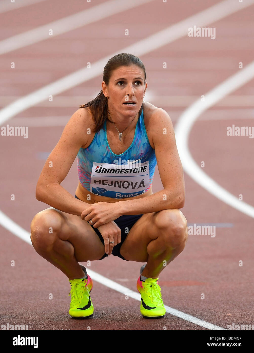 Action from the Womens 400m Hurdles at the Golden Gala,IAAF Diamond ...