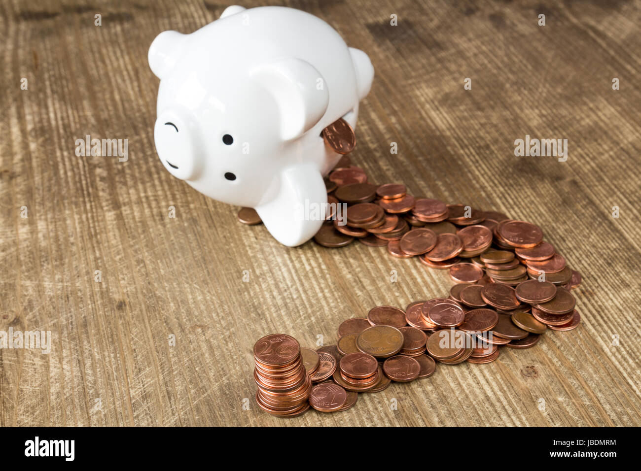 Money falling pile on table hi-res stock photography and images - Alamy