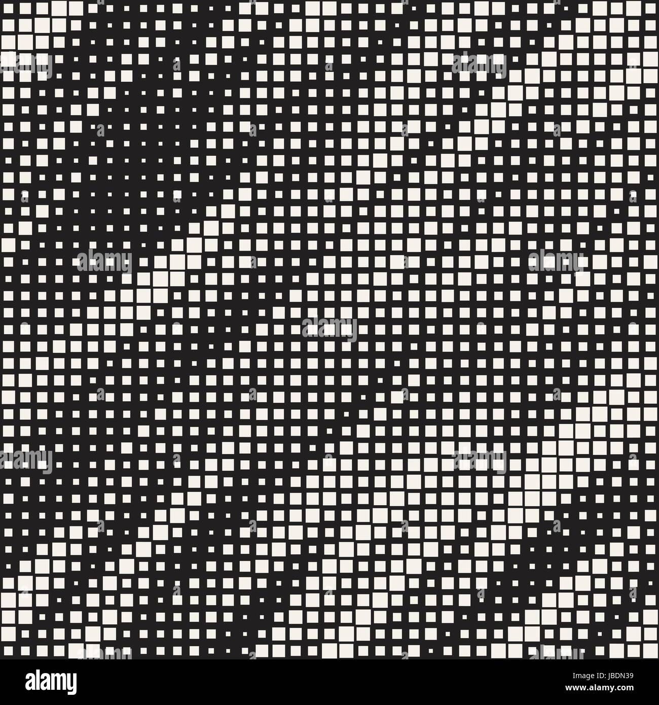 Modern Stylish Halftone Texture. Endless Abstract Background With Random Size Squares. Vector ...