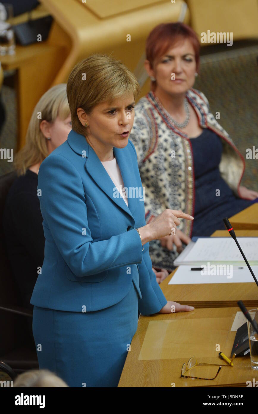 Scottish Politicians attend the weekly First Minister’s Questions in ...