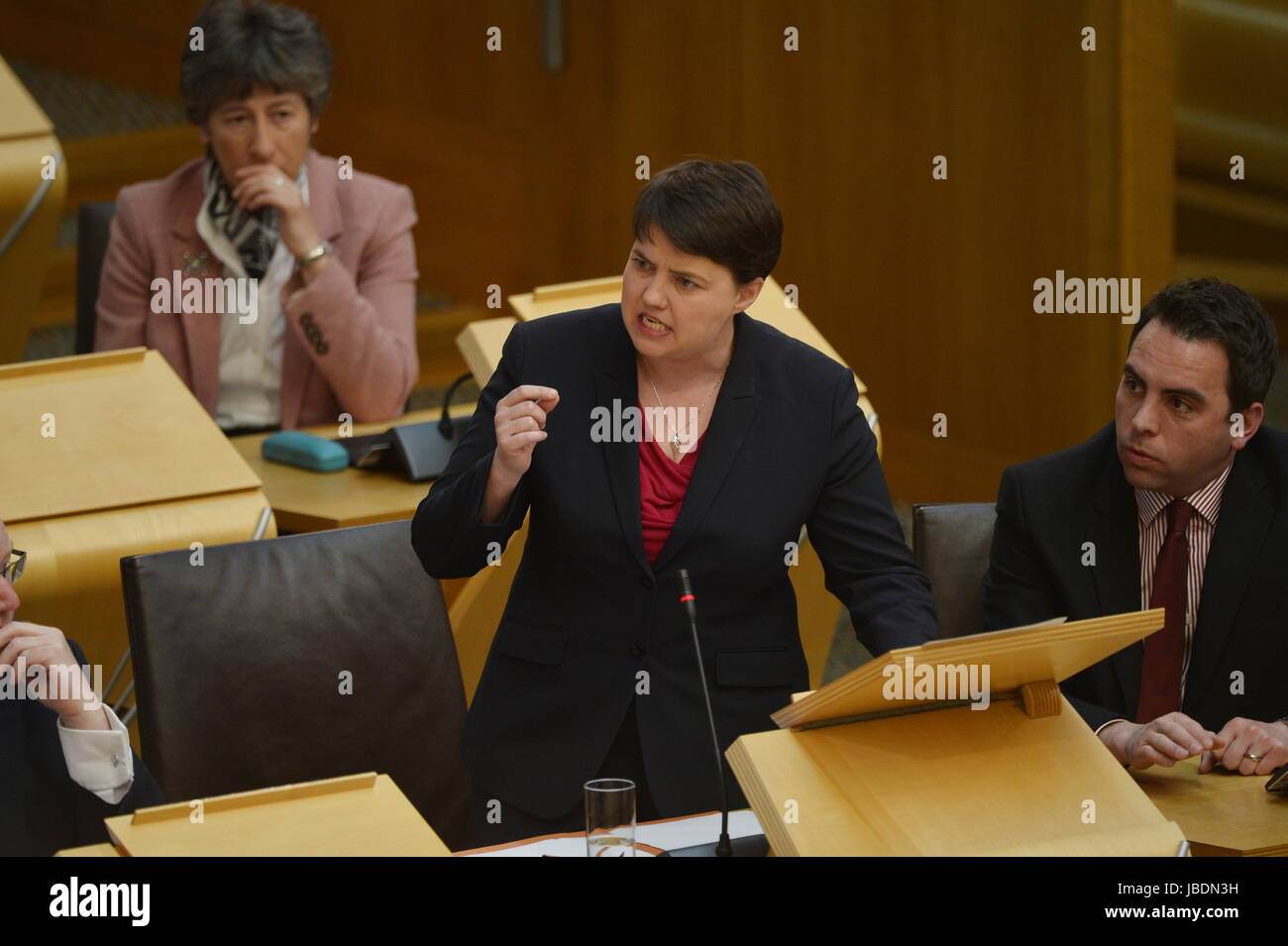 Scottish Politicians attend the weekly First Minister’s Questions in ...