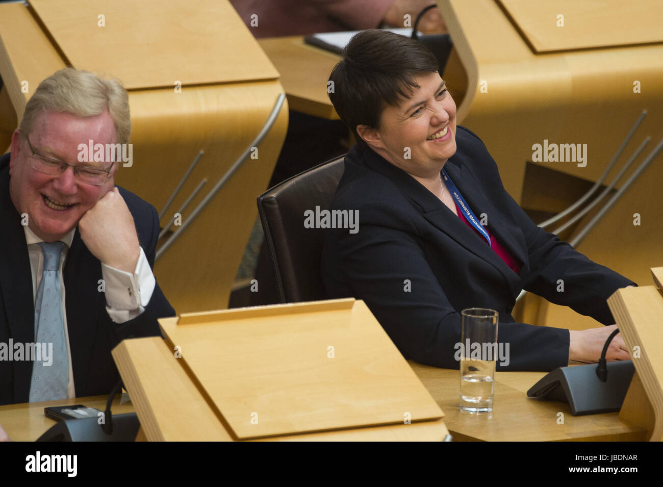 Scottish Politicians attend the weekly First Ministers Questions in ...