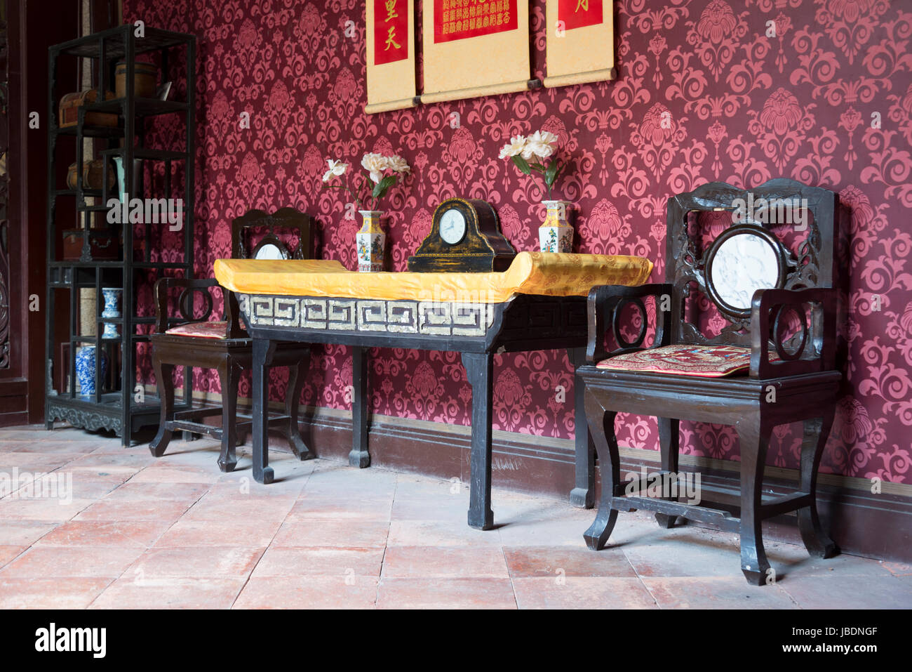 Chinese traditional interior architecture Stock Photo - Alamy