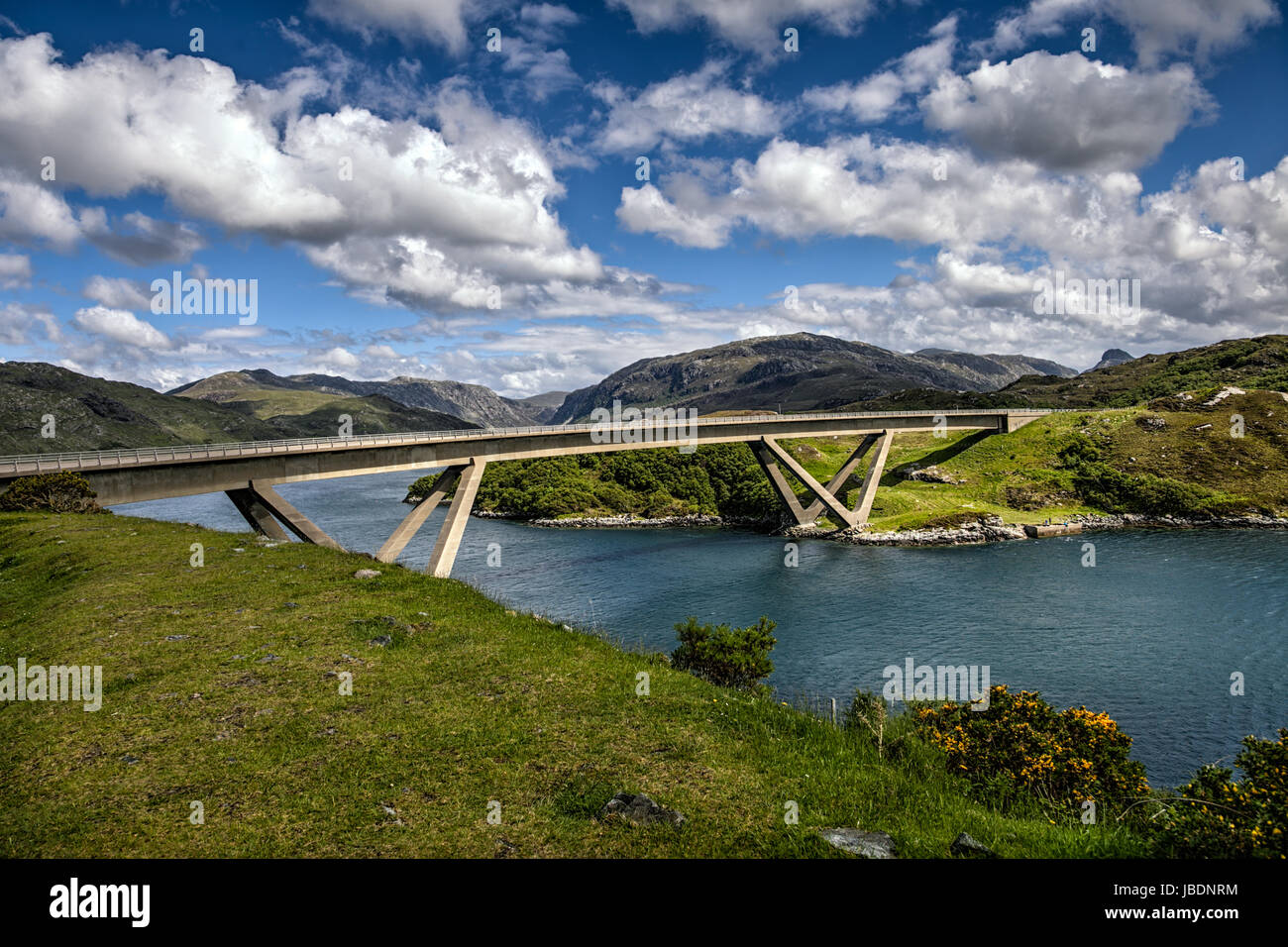 The Kylesku Bridge Stock Photo - Alamy