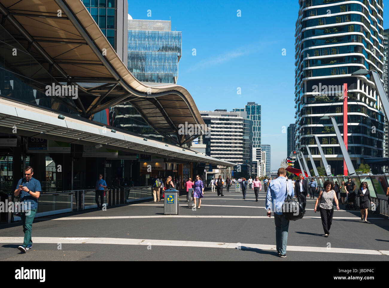 Southern Cross railway station, Melbourne, Victoria, Australia Stock ...