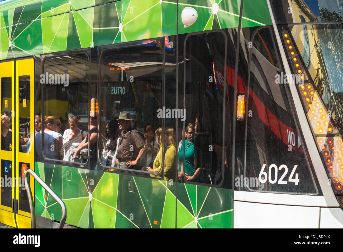 New E Class Trams in Melbourne, Australia Stock Photo - Alamy