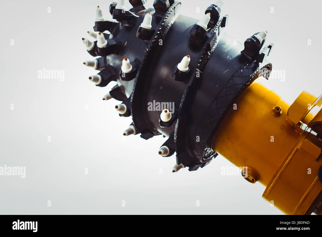 Detail of the drilling rig at the exhibition Stock Photo - Alamy