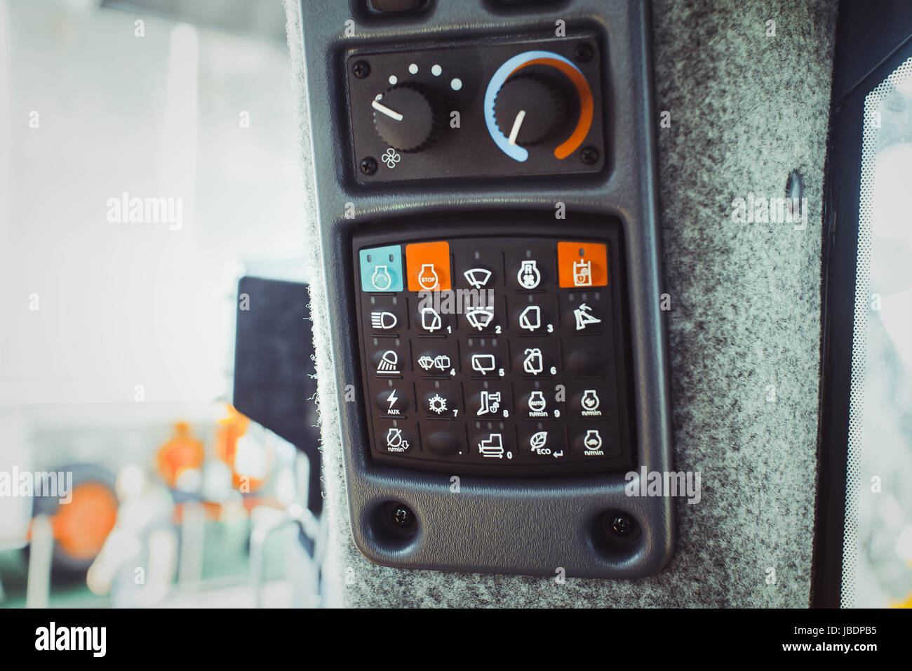 Excavator cab interior hi-res stock photography and images - Alamy