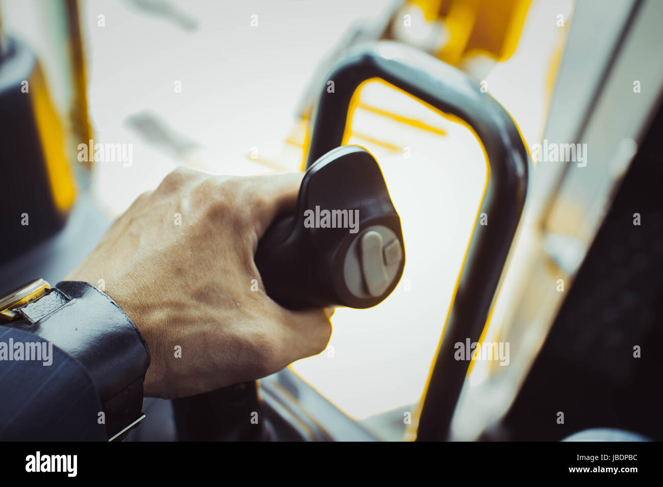 Excavator cab interior hi-res stock photography and images - Alamy