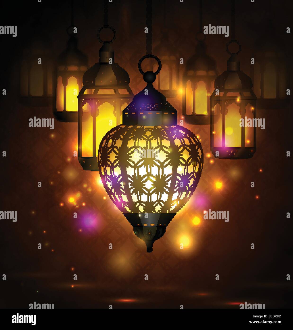 Intricate arabic lamps lights hi-res stock photography and images - Alamy