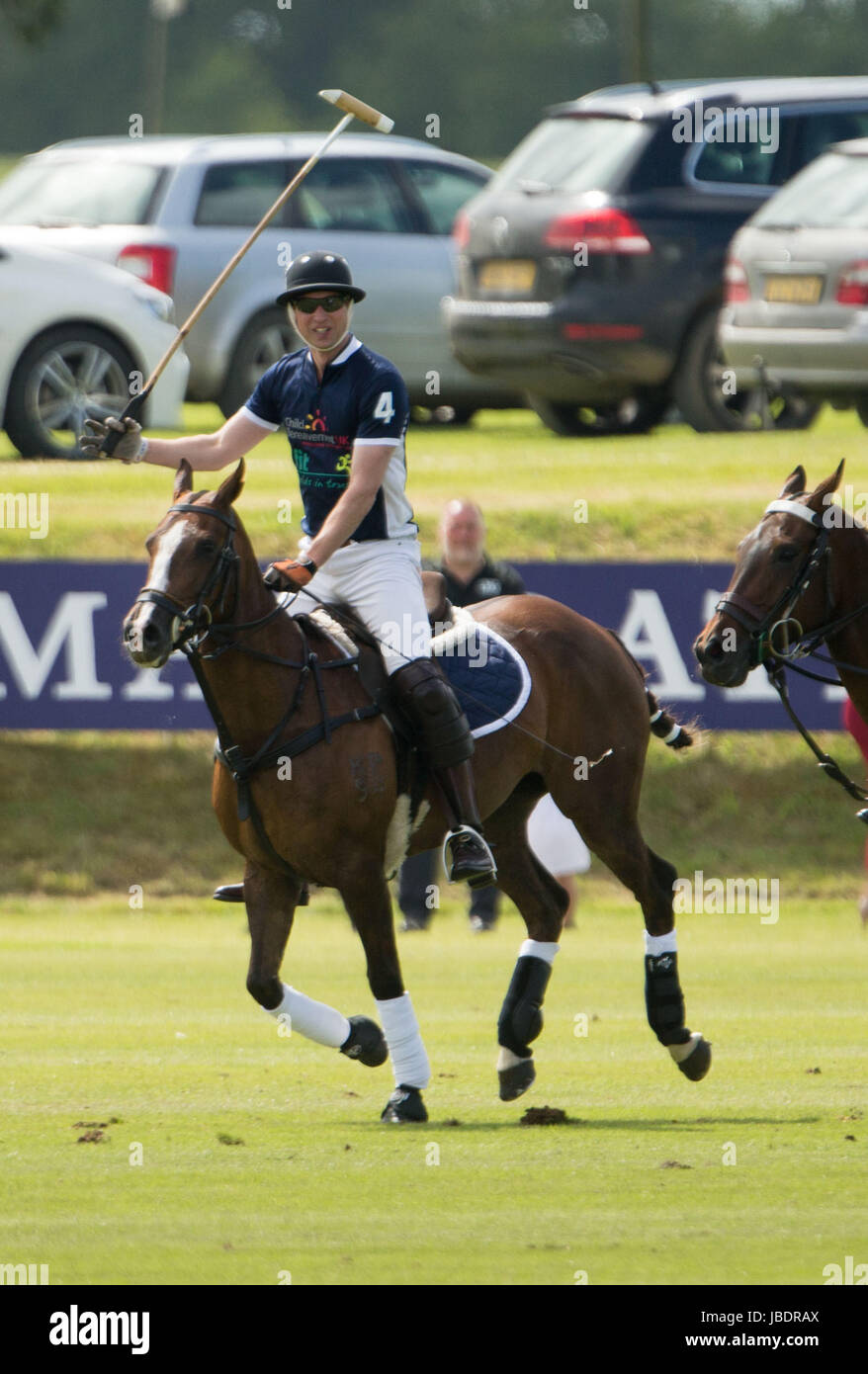 The Duke of Cambridge during the Maserati Royal Charity Polo Trophy at ...