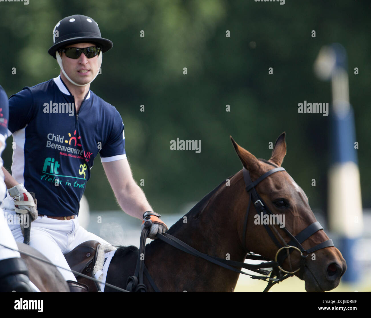The Duke of Cambridge during the Maserati Royal Charity Polo Trophy at ...