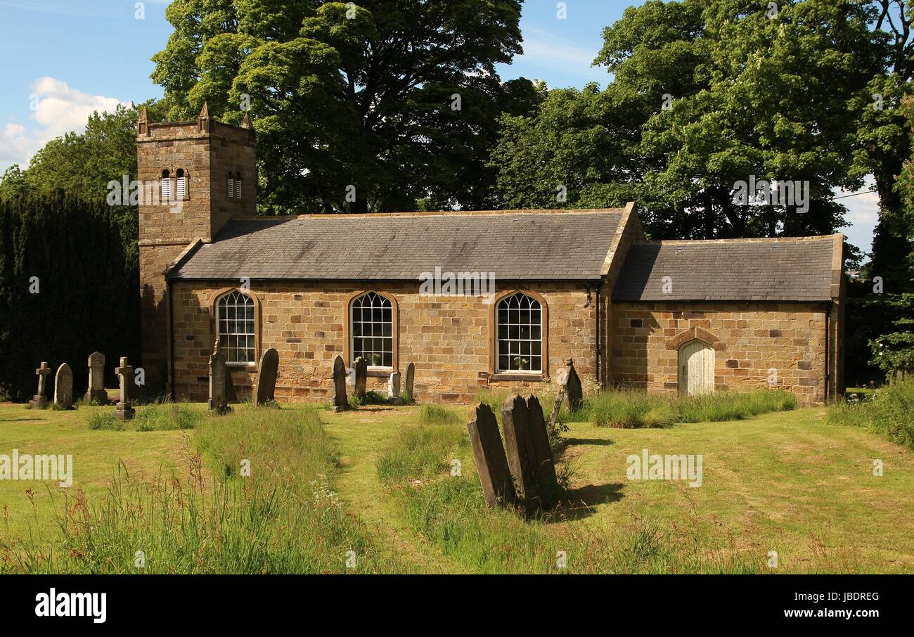 All Saints church Ingleby Arncliffe Stock Photo - Alamy