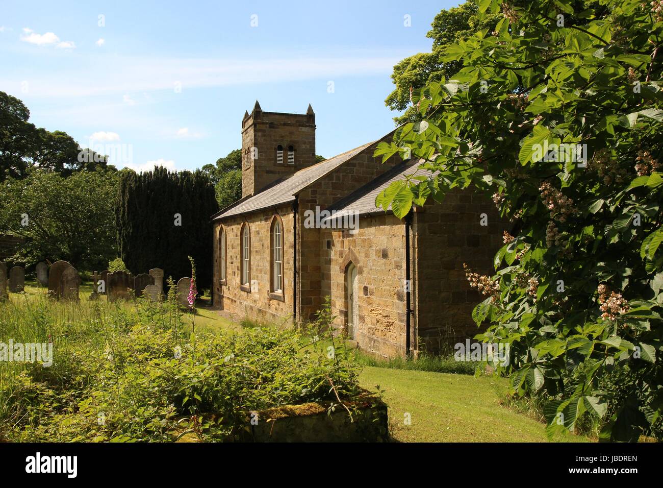 All Saints church Ingleby Arncliffe Stock Photo - Alamy