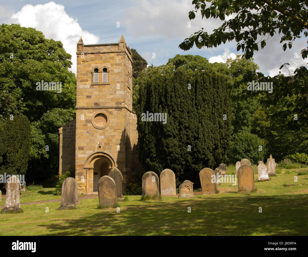 All Saints church Ingleby Arncliffe Stock Photo - Alamy