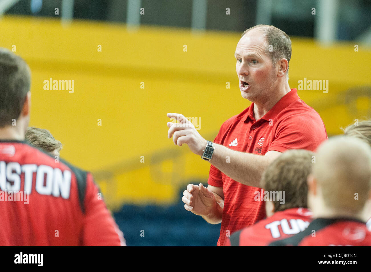 June 09, 2017 - Toronto, Ontario, Canada – Head coach of Canadian team ...