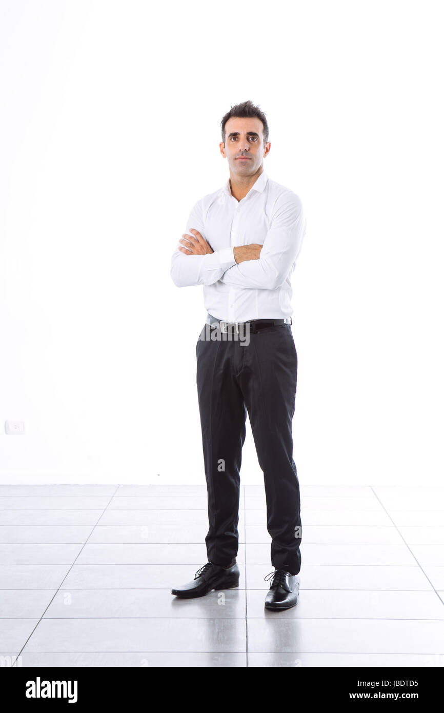 A 35 - 40 years formal without blazer office man dark hair cool modern ...