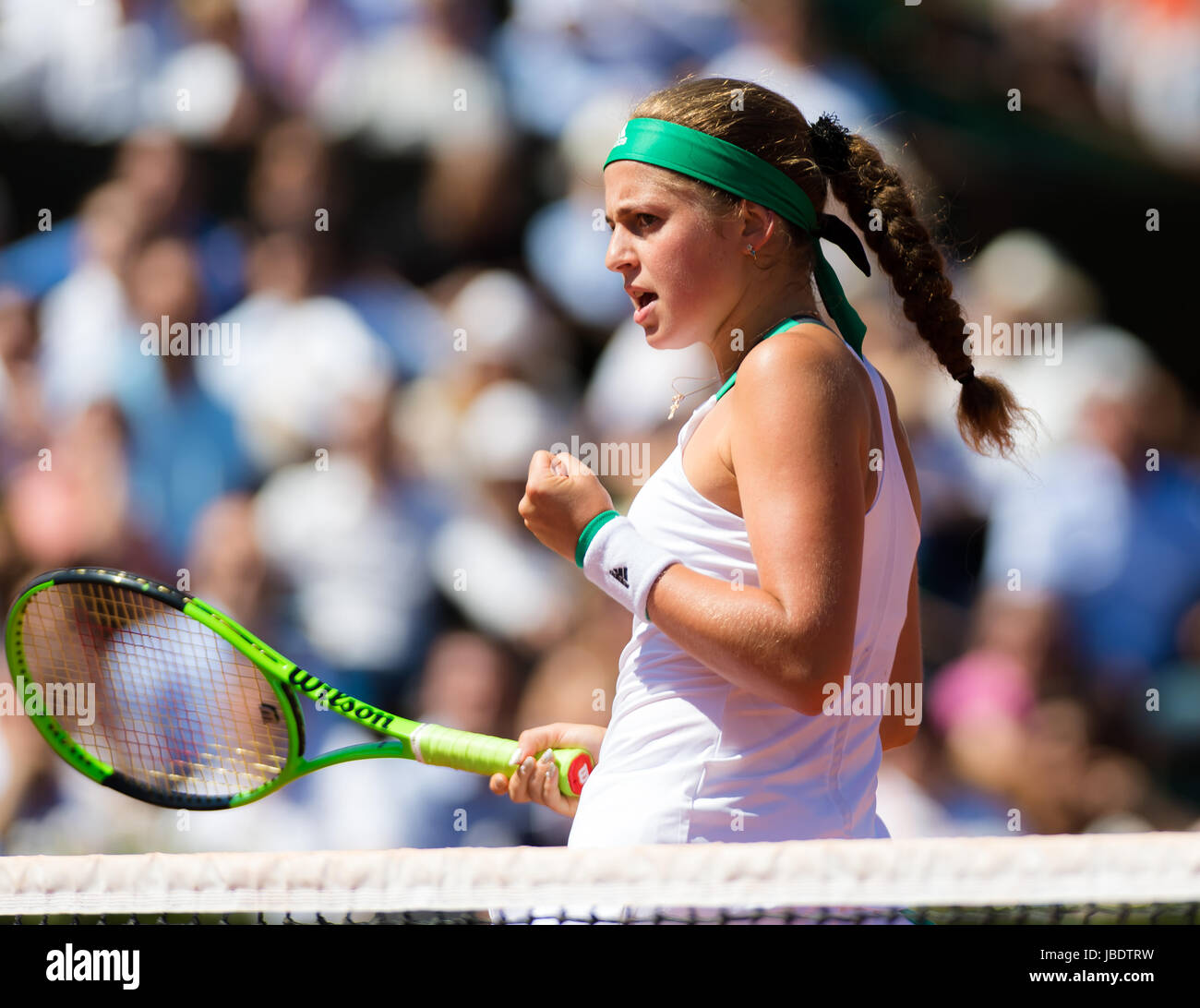 PARIS, FRANCE - JUNE 8 : Jelena Ostapenko at the 2017 Roland Garros ...