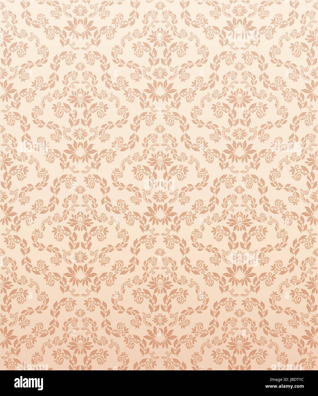 Vector decorative royal seamless floral ornament Stock Photo - Alamy