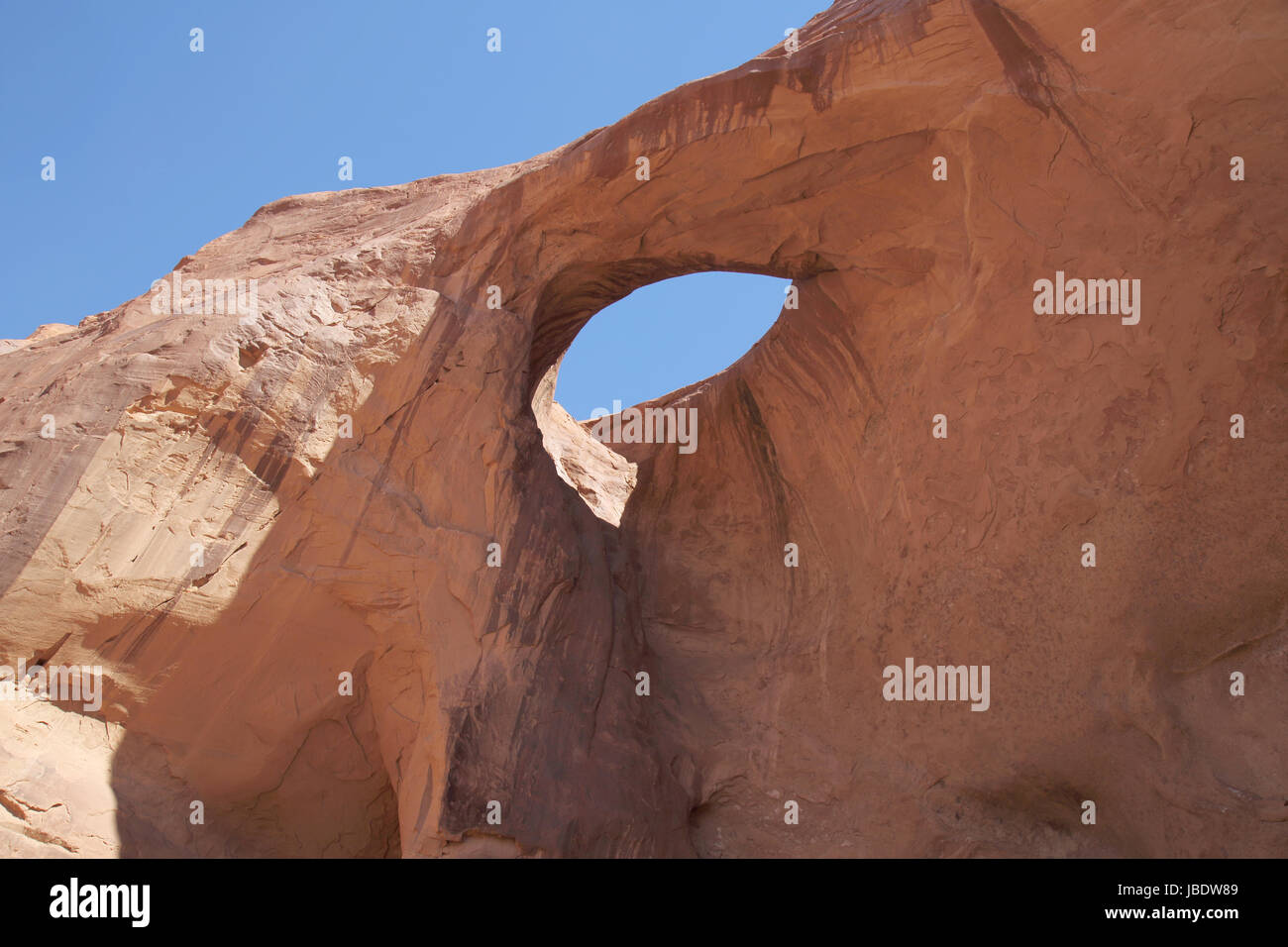 suns eye rock formation in monument valley in the navajo tribal park ...