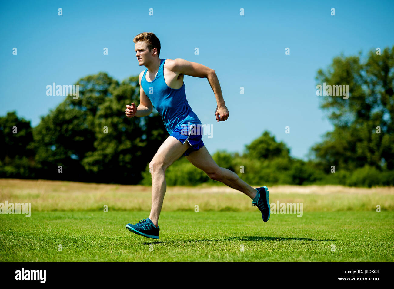 Young athlete practicing, increasing his stamina Stock Photo - Alamy