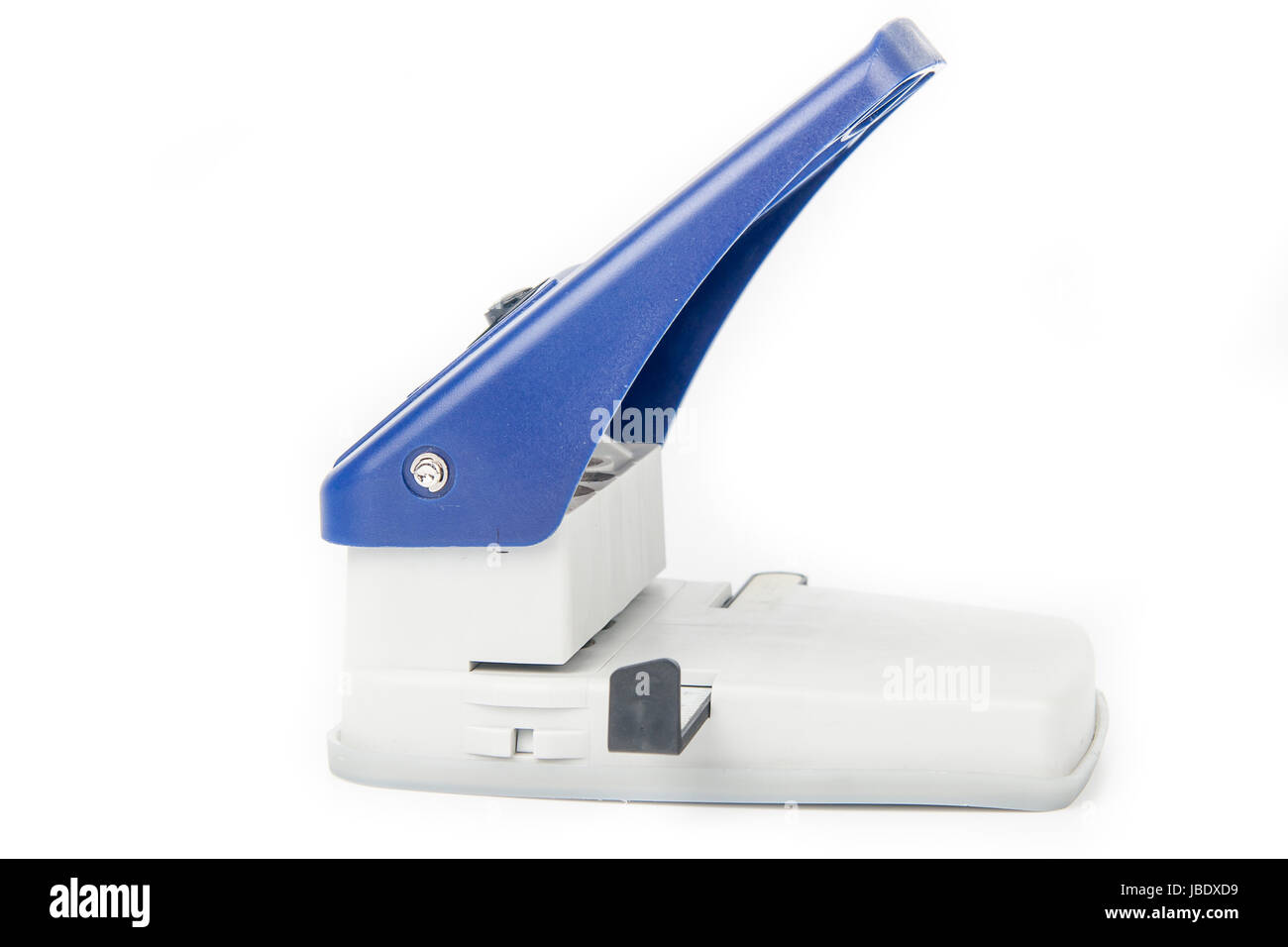 Office Puncher Unit isolated on white background Stock Photo - Alamy