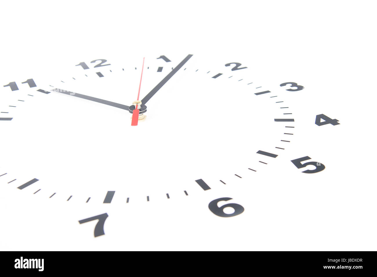 Dial of the clock isolated on white background Stock Photo - Alamy