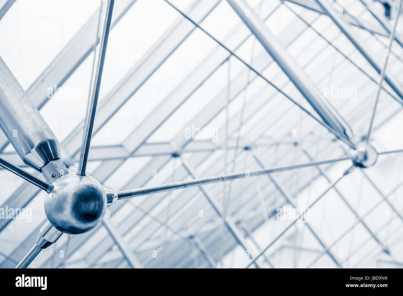 Modern Architectural Skylight Structure Details from Indoor a Building ...