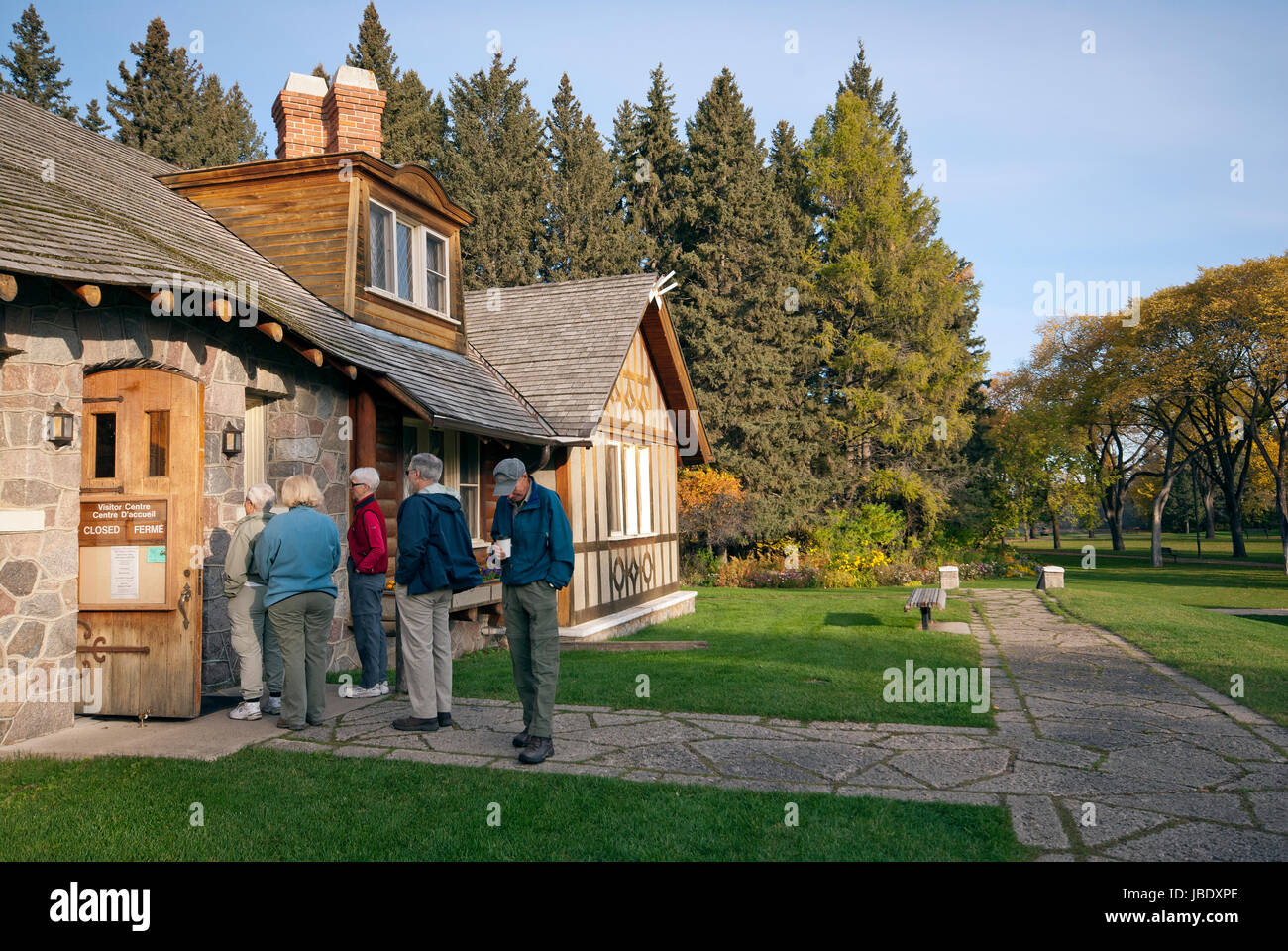 Visitor centre in Wasagaming, Riding Mountain National Park, Manitoba ...