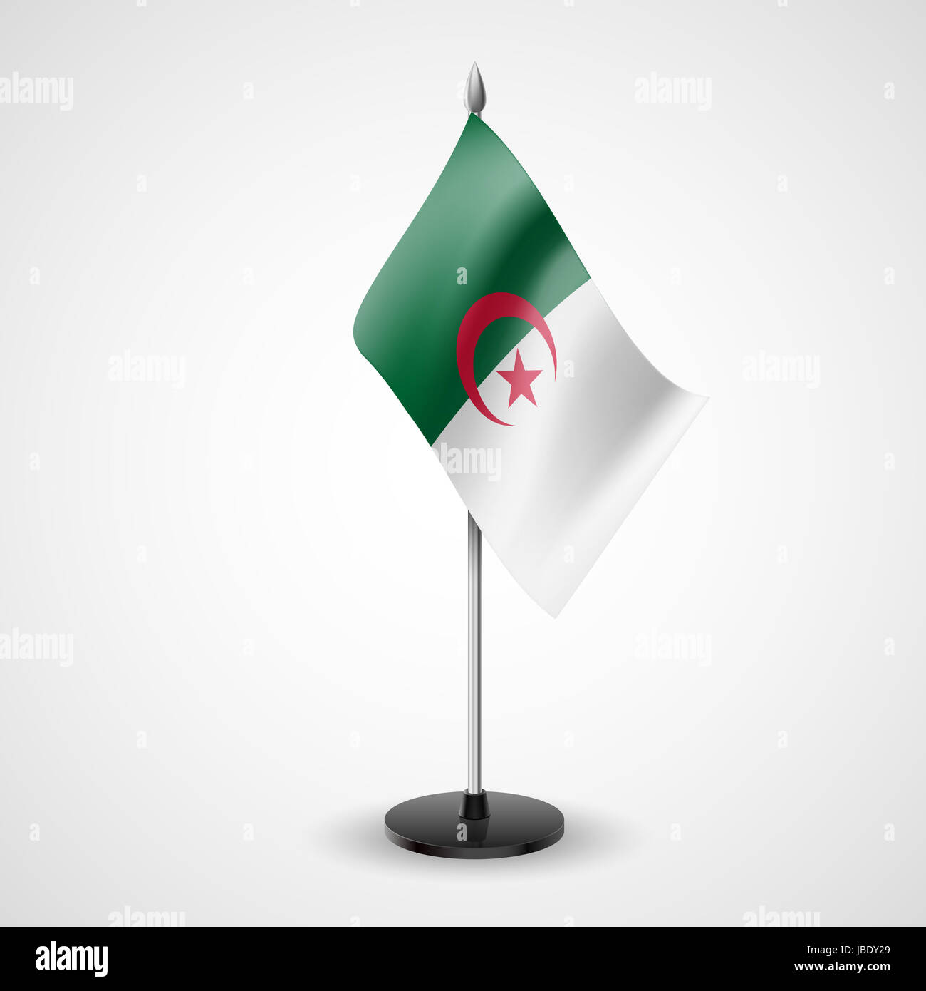 State table flag of Algeria. National symbol Stock Photo - Alamy