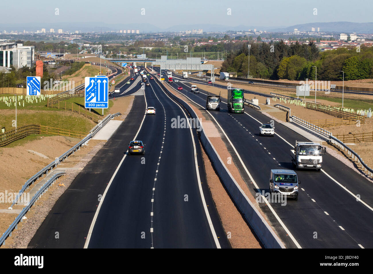 M73 motorway glasgow hi-res stock photography and images - Alamy